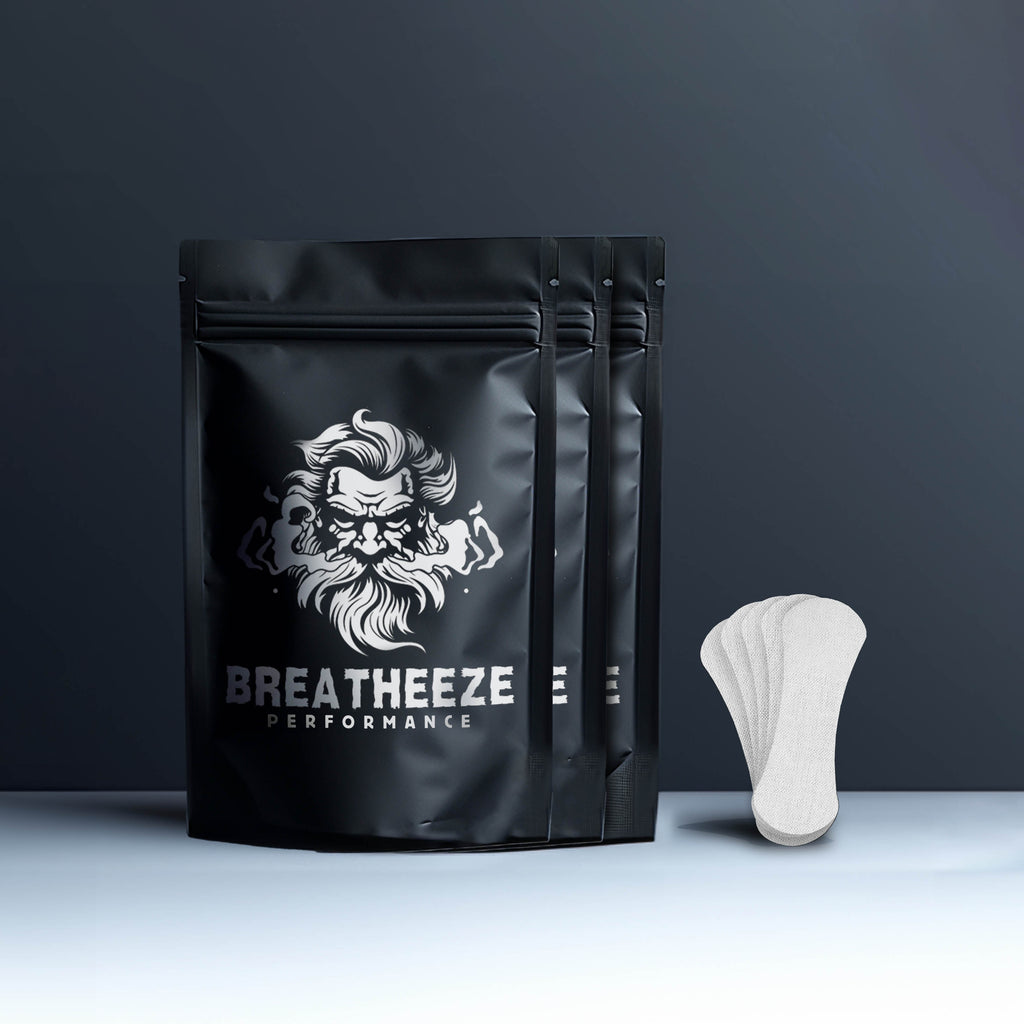 BREATHEEZE Nasal Strips - Snoring Relief, Improved Airflow, and Better ...